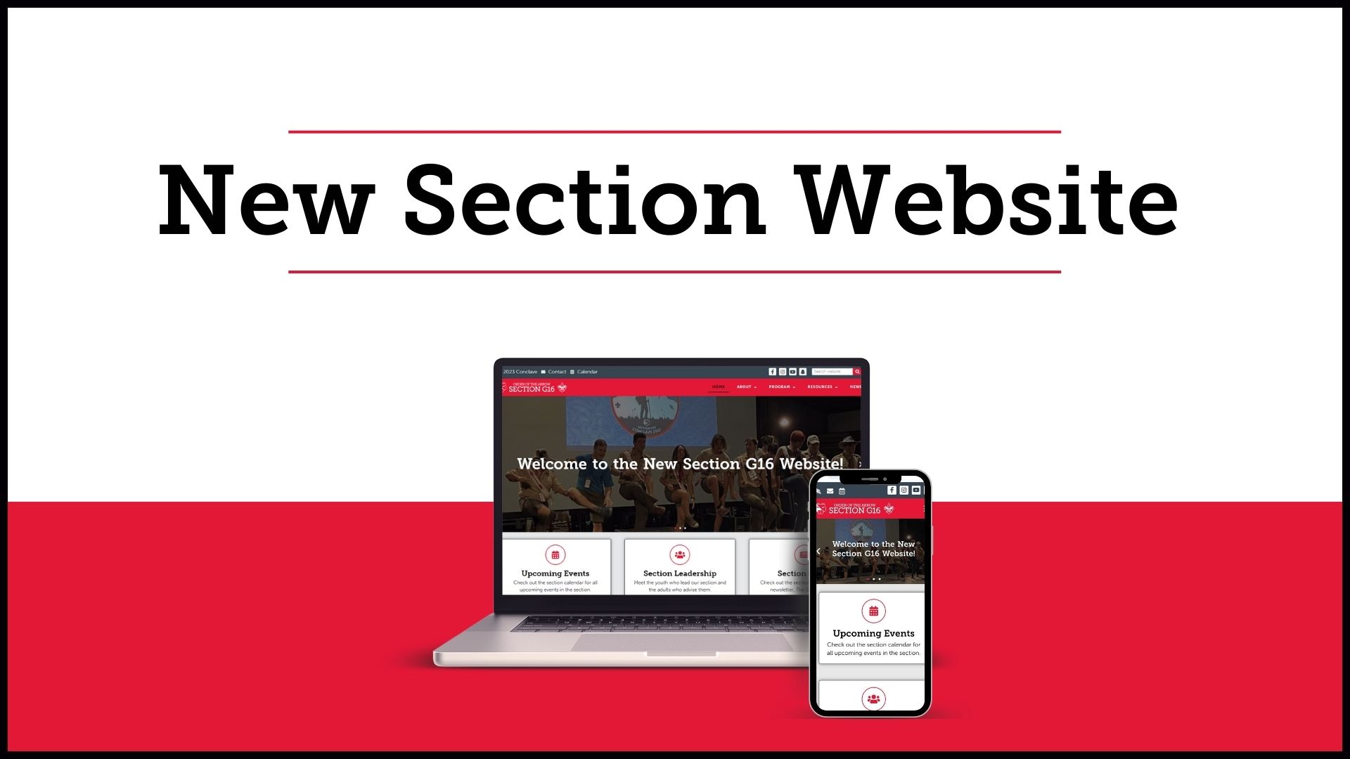 New Section Website | Section G16